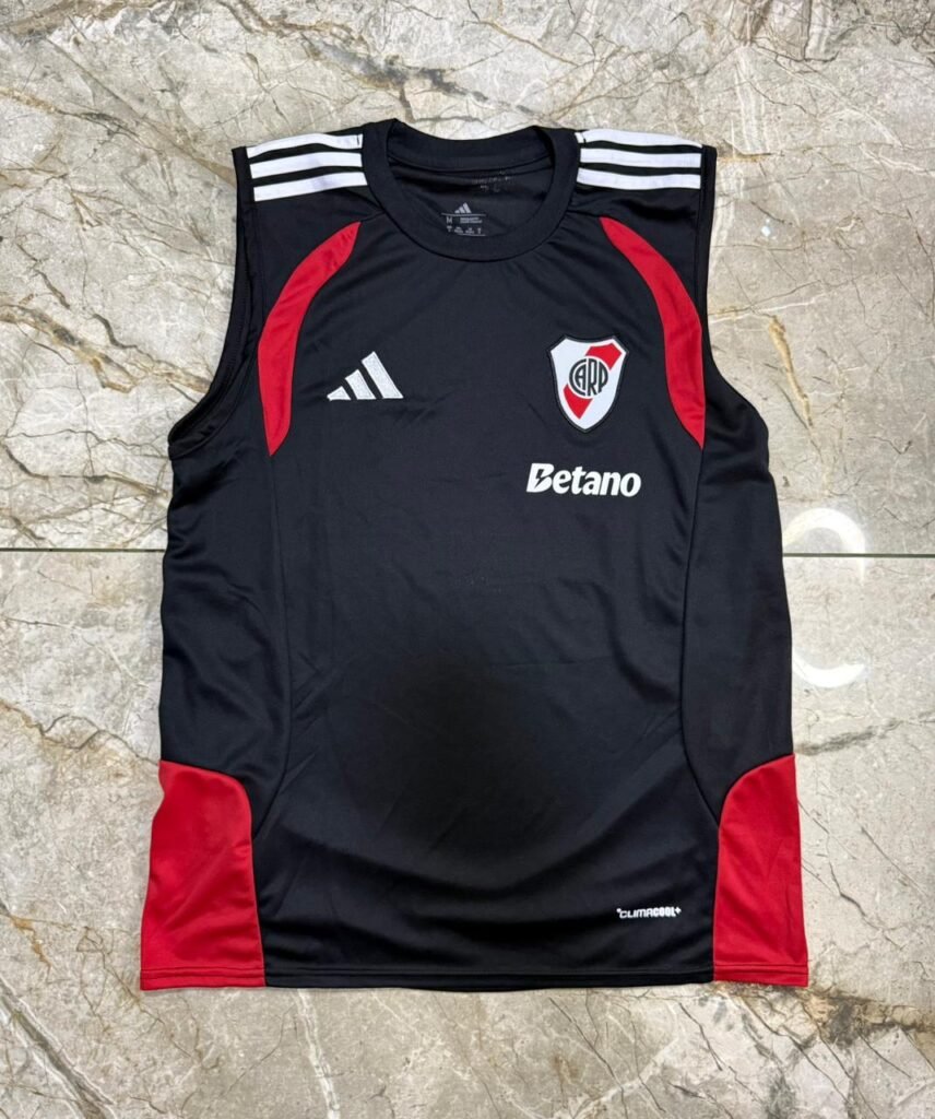 Musculosa River Plate 2026 negra – Indumentaria LeGolf